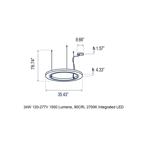 Bover Roda LED Pendant Light - 2Modern