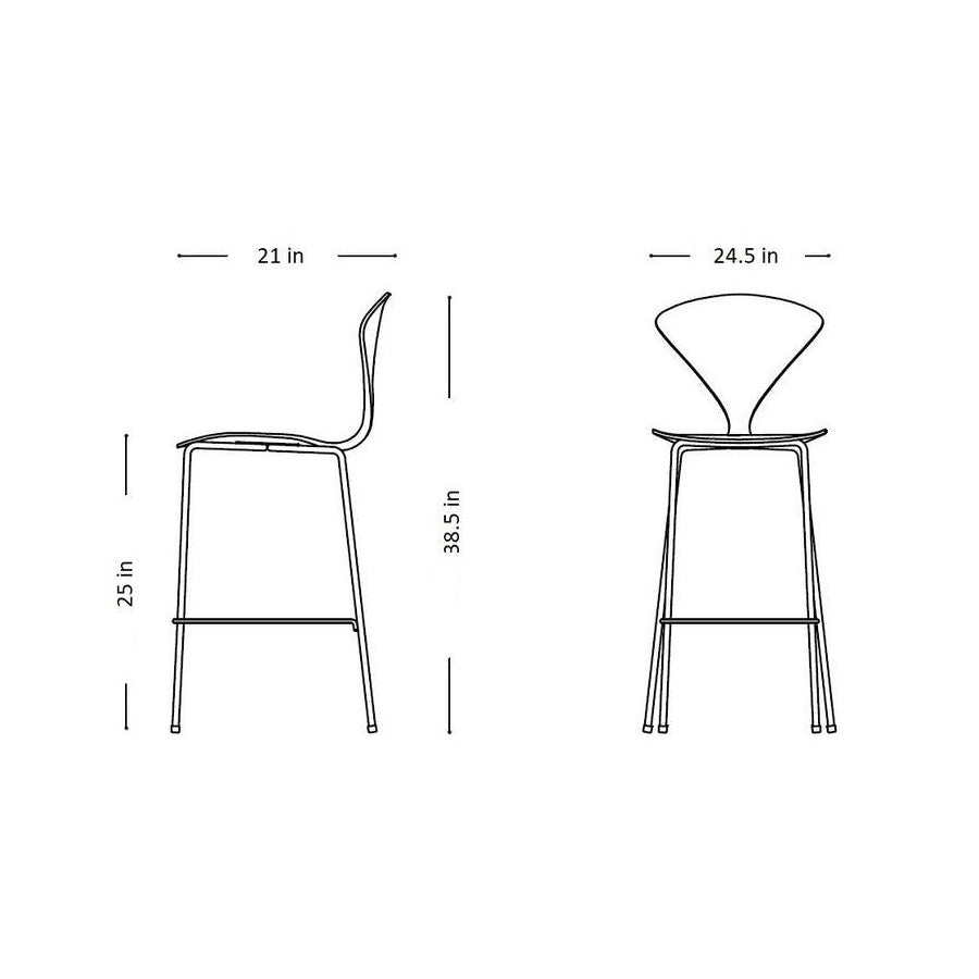 Cherner Stool with Chrome Base - 2Modern