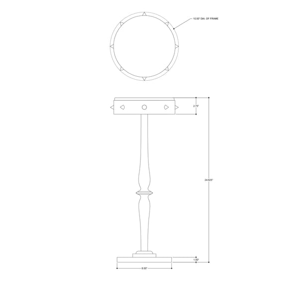Currey & Company Helios Drinks Table - 2Modern