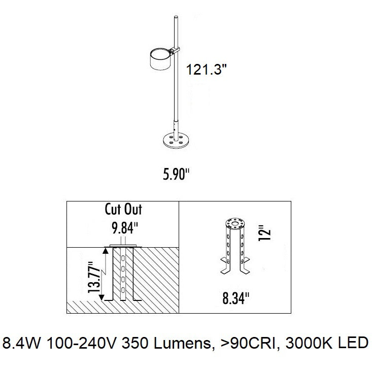 Davide Groppi Bubka Outdoor LED Bollard Light - 2Modern