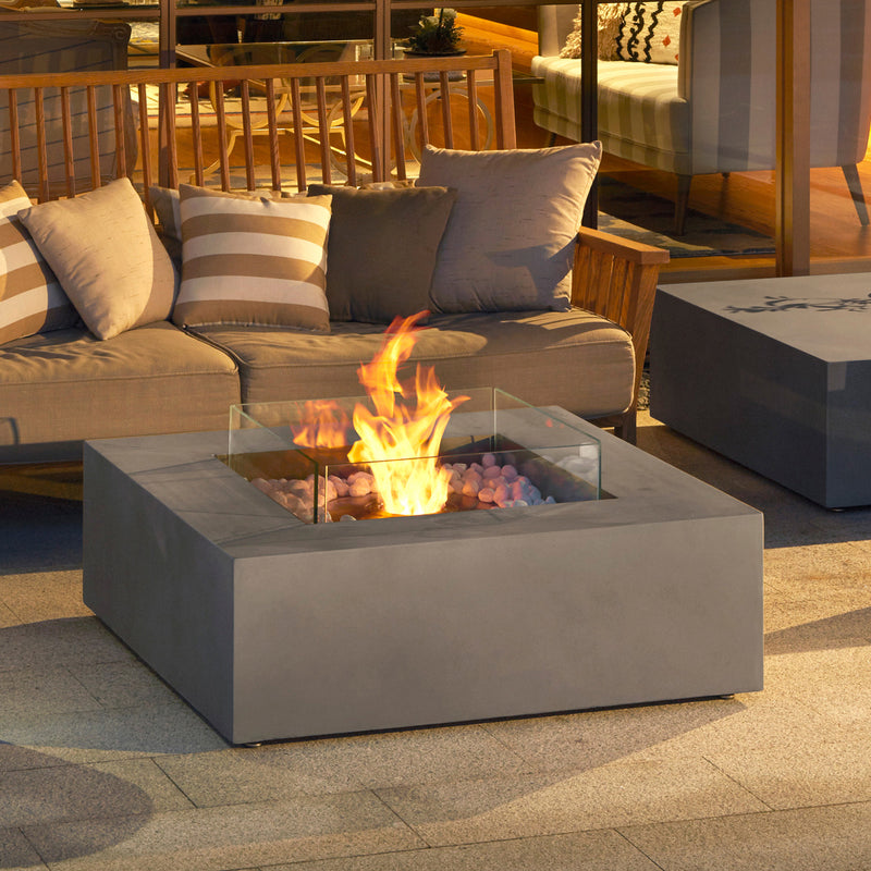 EcoSmart Fire Base 40 Fire Table Set - 2Modern