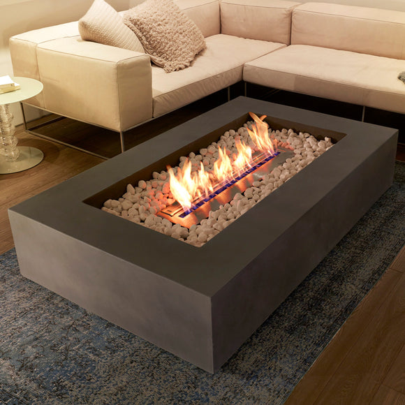 EcoSmart Fire Wharf Fire Table Set - 2Modern