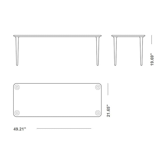 Eikund Evja Rectangle Coffee Table - 2Modern