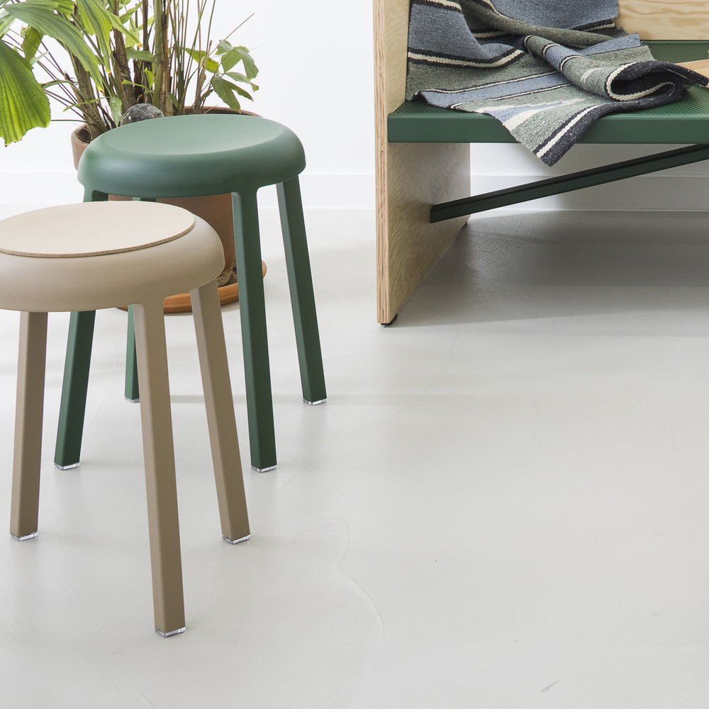 Emeco Za Upholstered Stool - 2Modern