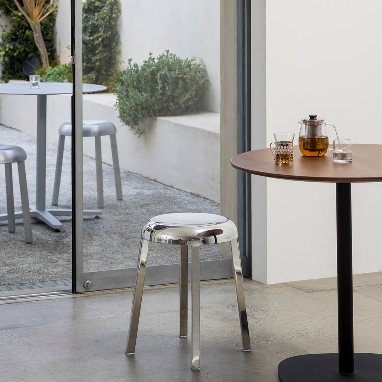 Emeco Za Upholstered Bar and Counter Stool - 2Modern