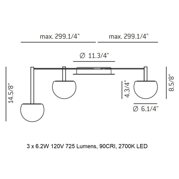 Estiluz Circ LED Flush Mount - 2Modern
