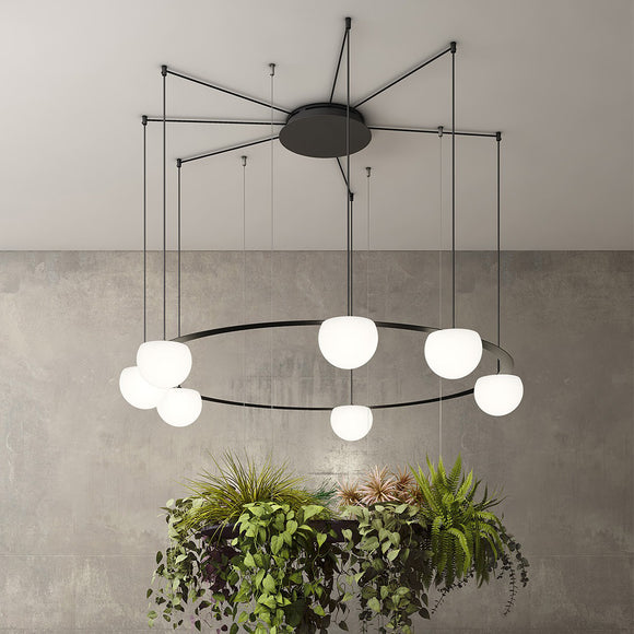 Estiluz Circ Round LED Pendant Light - 2Modern