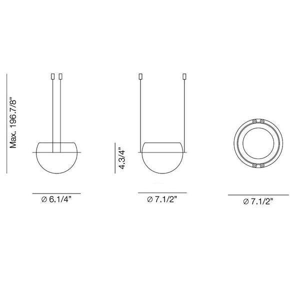 Estiluz Circ Hanging Flower Pot - 2Modern