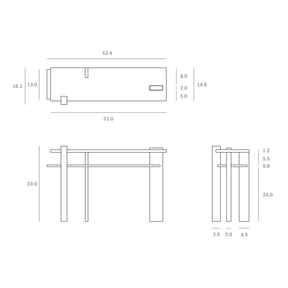 Ethnicraft Abstract Console - 2Modern