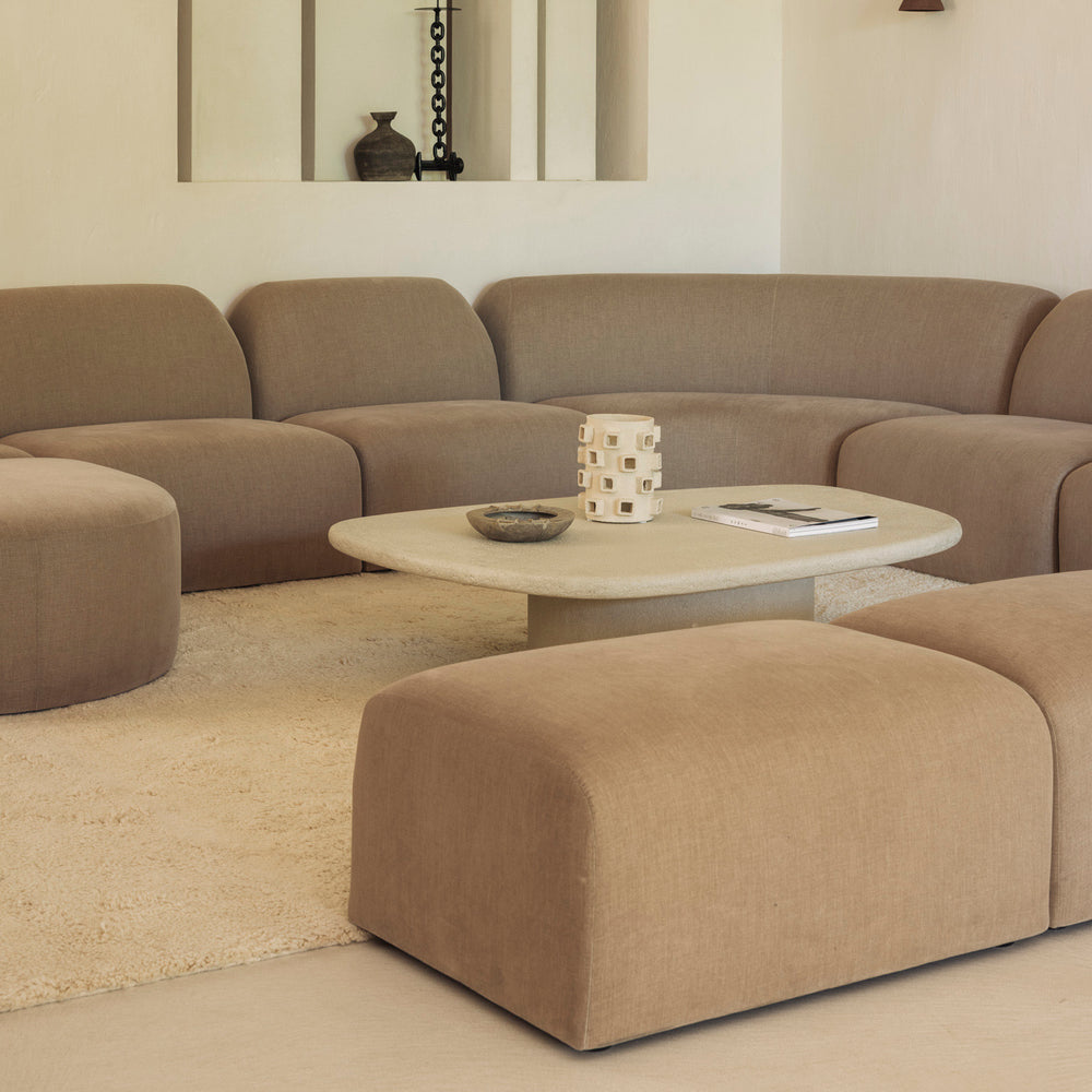Ethnicraft Bulky Modular Sofa Set with Footstool - 2Modern