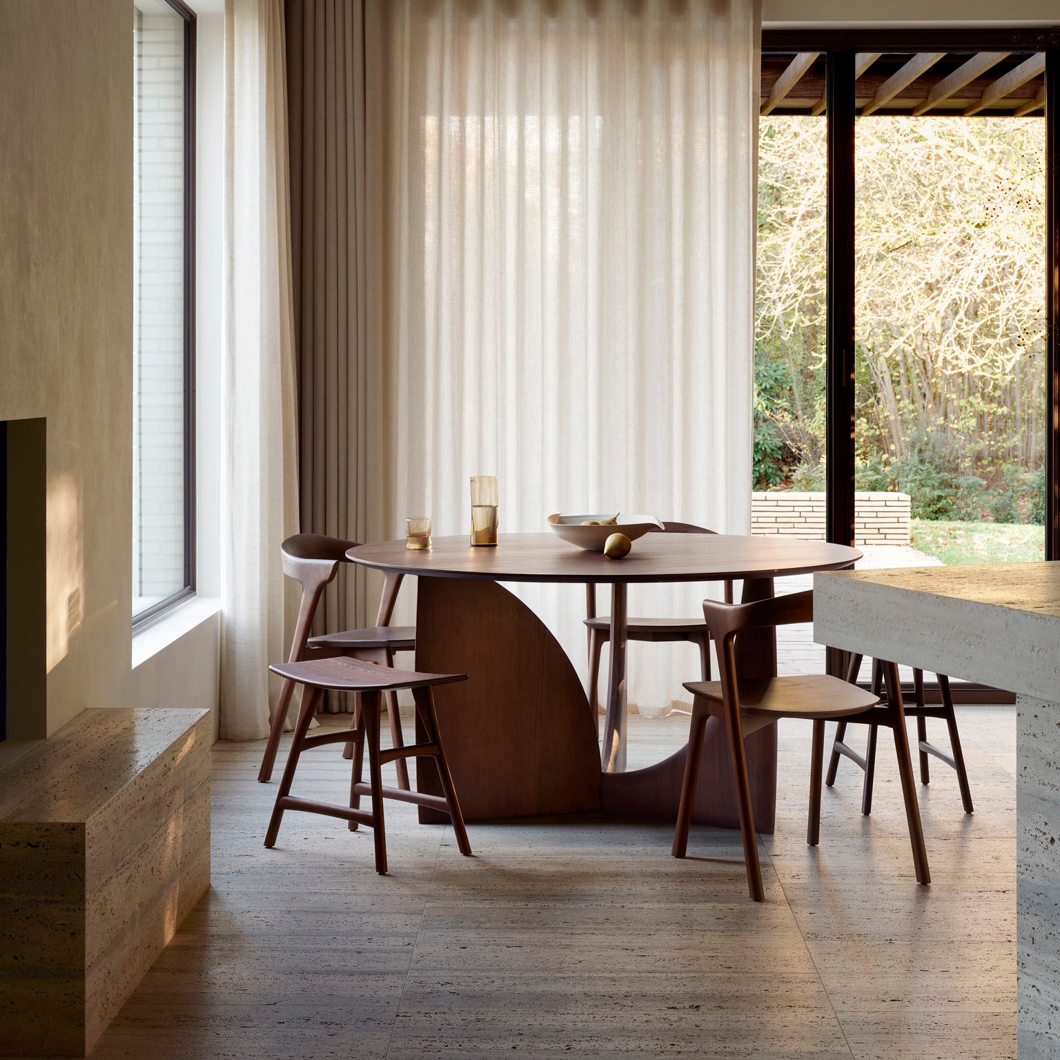 Ethnicraft Geometric Round Dining Table - 2Modern