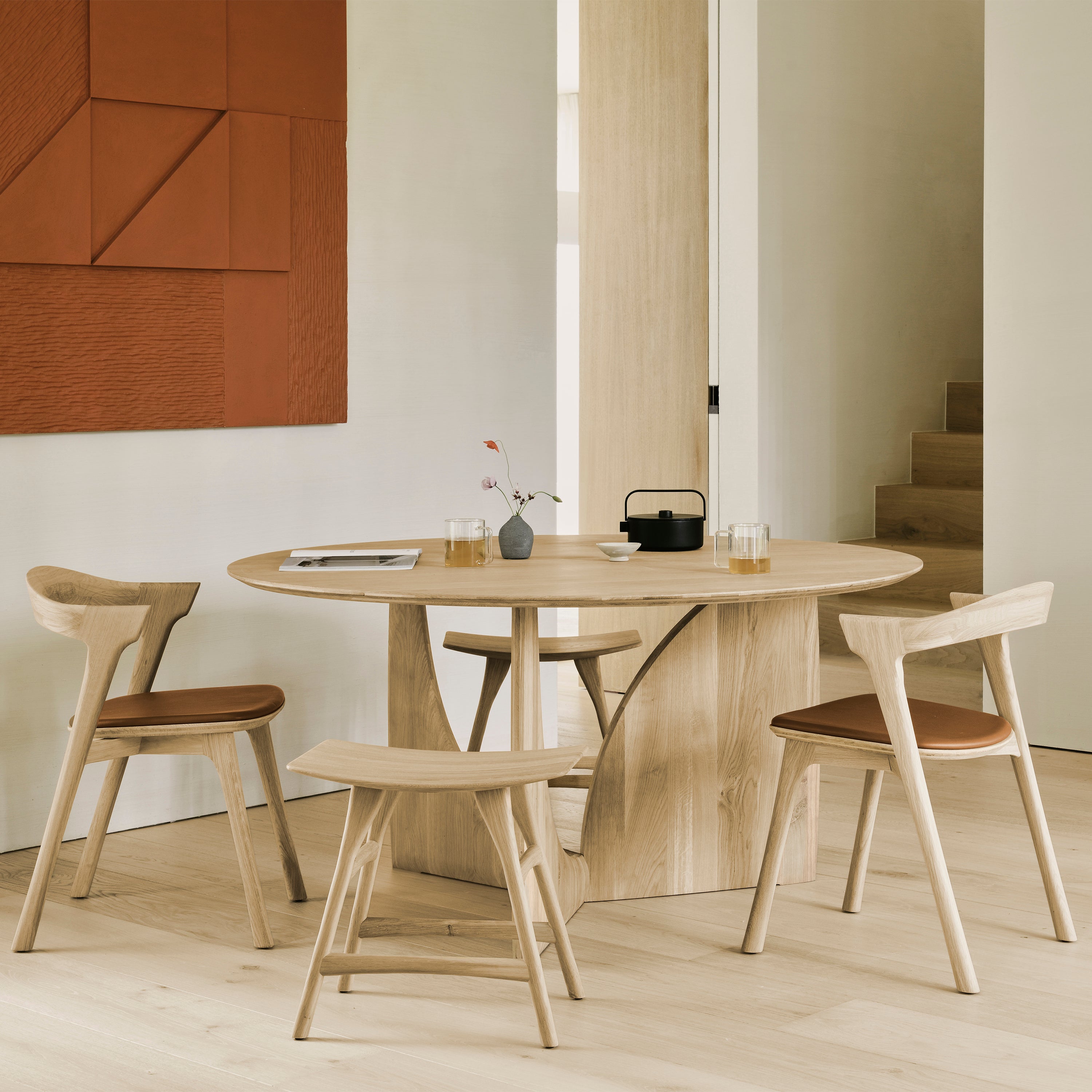 Ethnicraft Geometric Round Dining Table - 2Modern