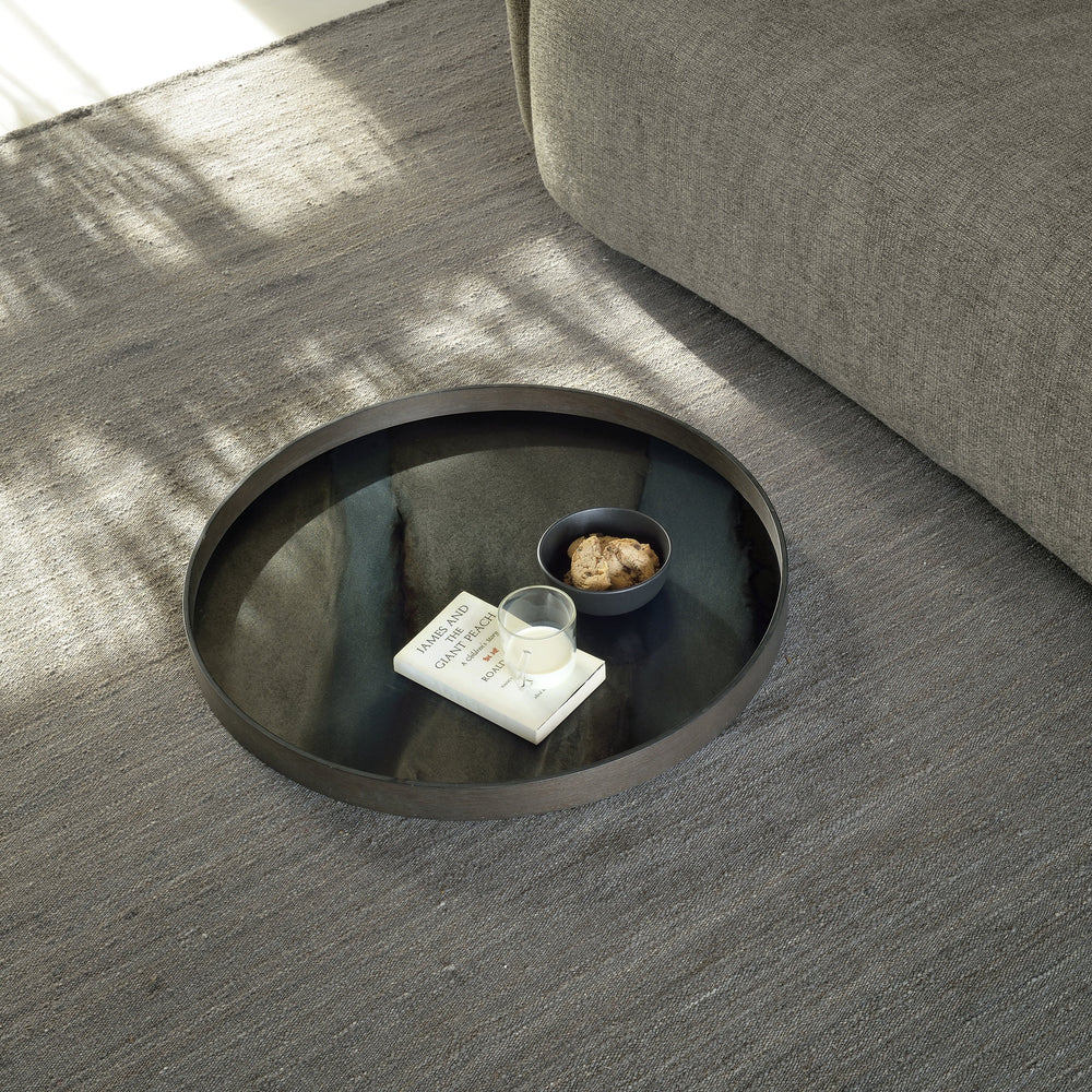 Ethnicraft Large Tray Round Coffee Table Set - 2Modern