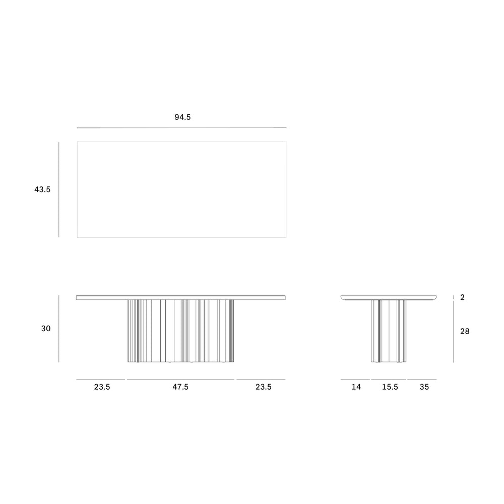 Ethnicraft Sequence Dining Table - 2Modern