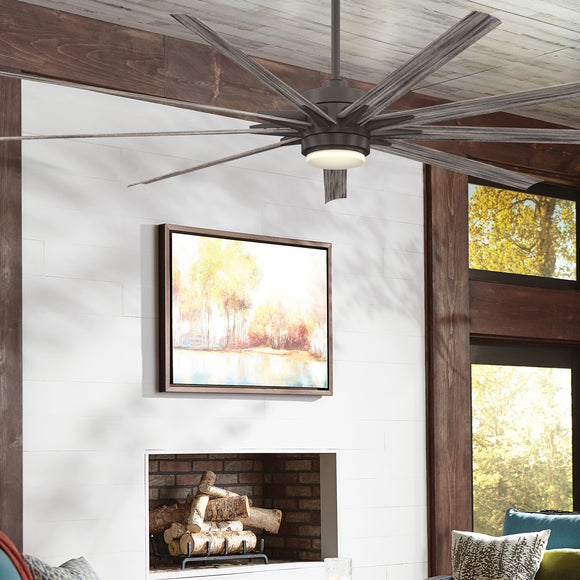 Fanimation Odyn 84 Inch Outdoor Ceiling Fan with Light - 2Modern