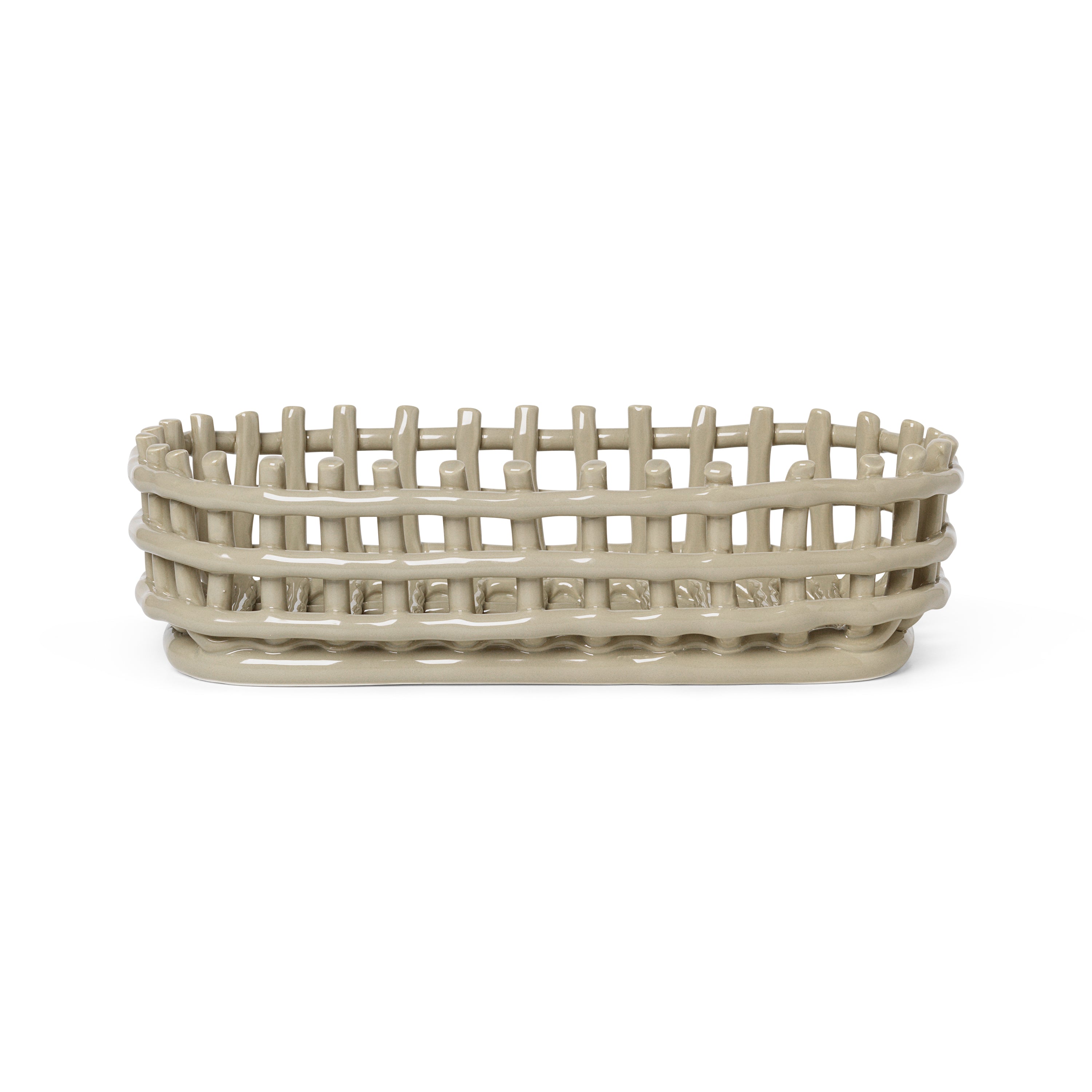 Ferm Living Ceramic Oval Basket - 2Modern