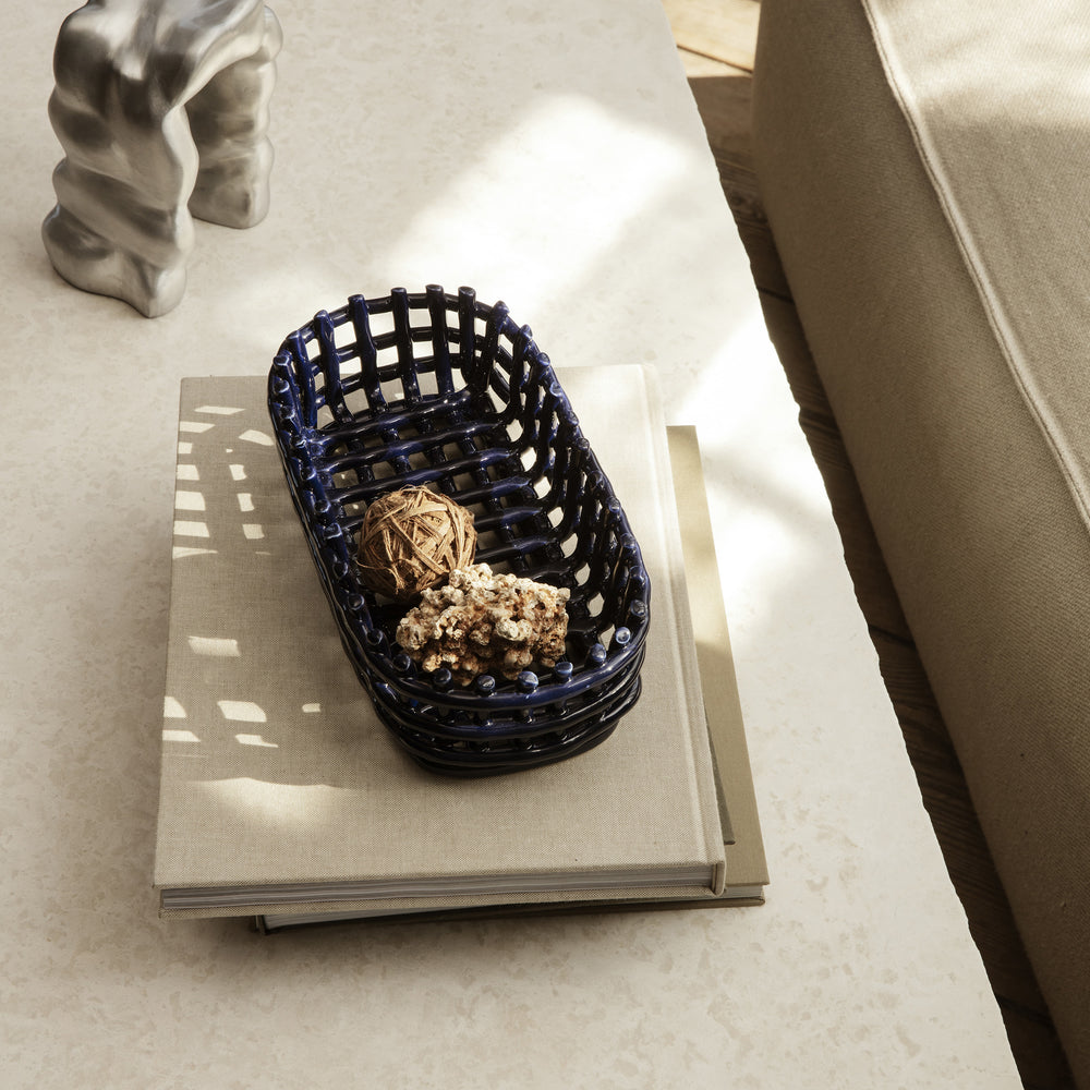 Ferm Living Ceramic Oval Basket - 2Modern