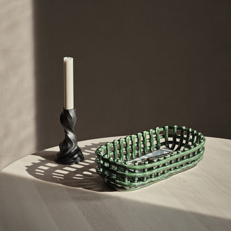 Ferm Living Ceramic Oval Basket - 2Modern