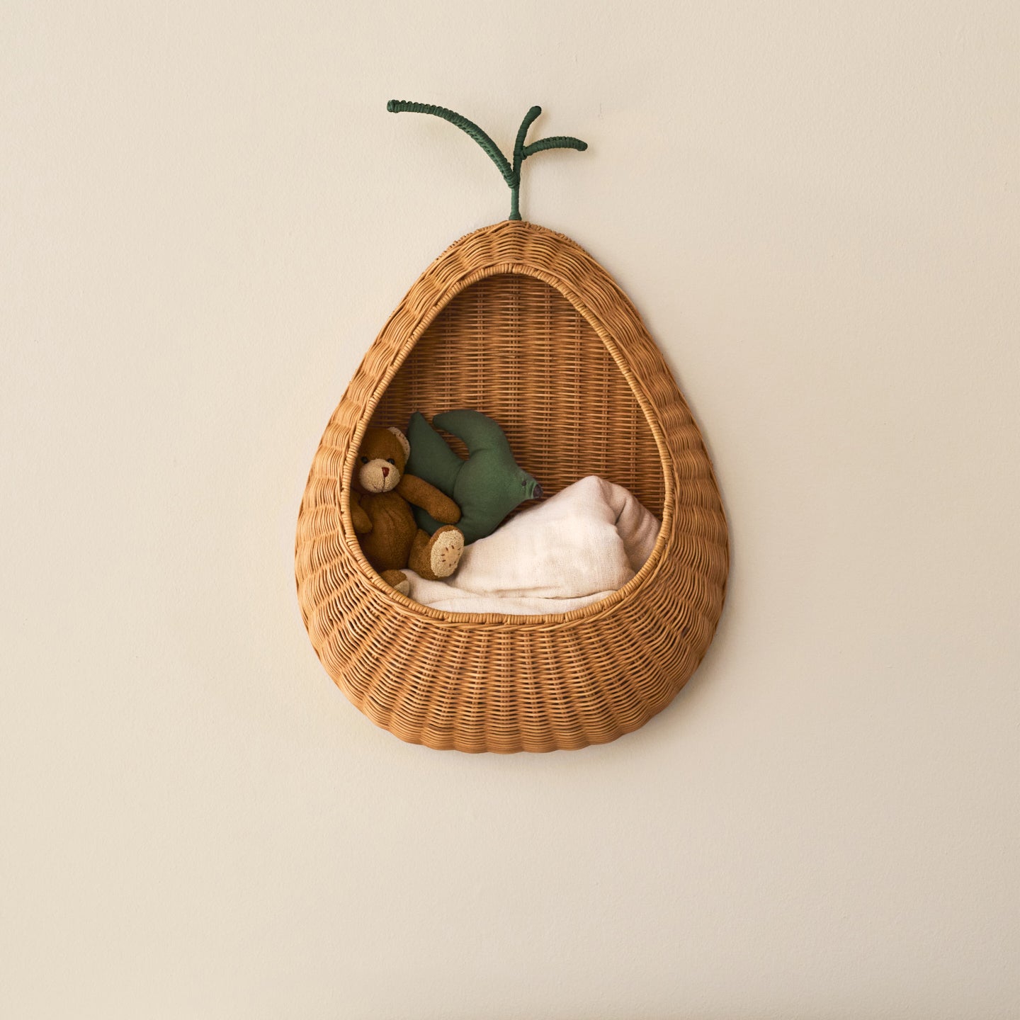 Ferm Living Pear Braided Wall Pocket - 2Modern