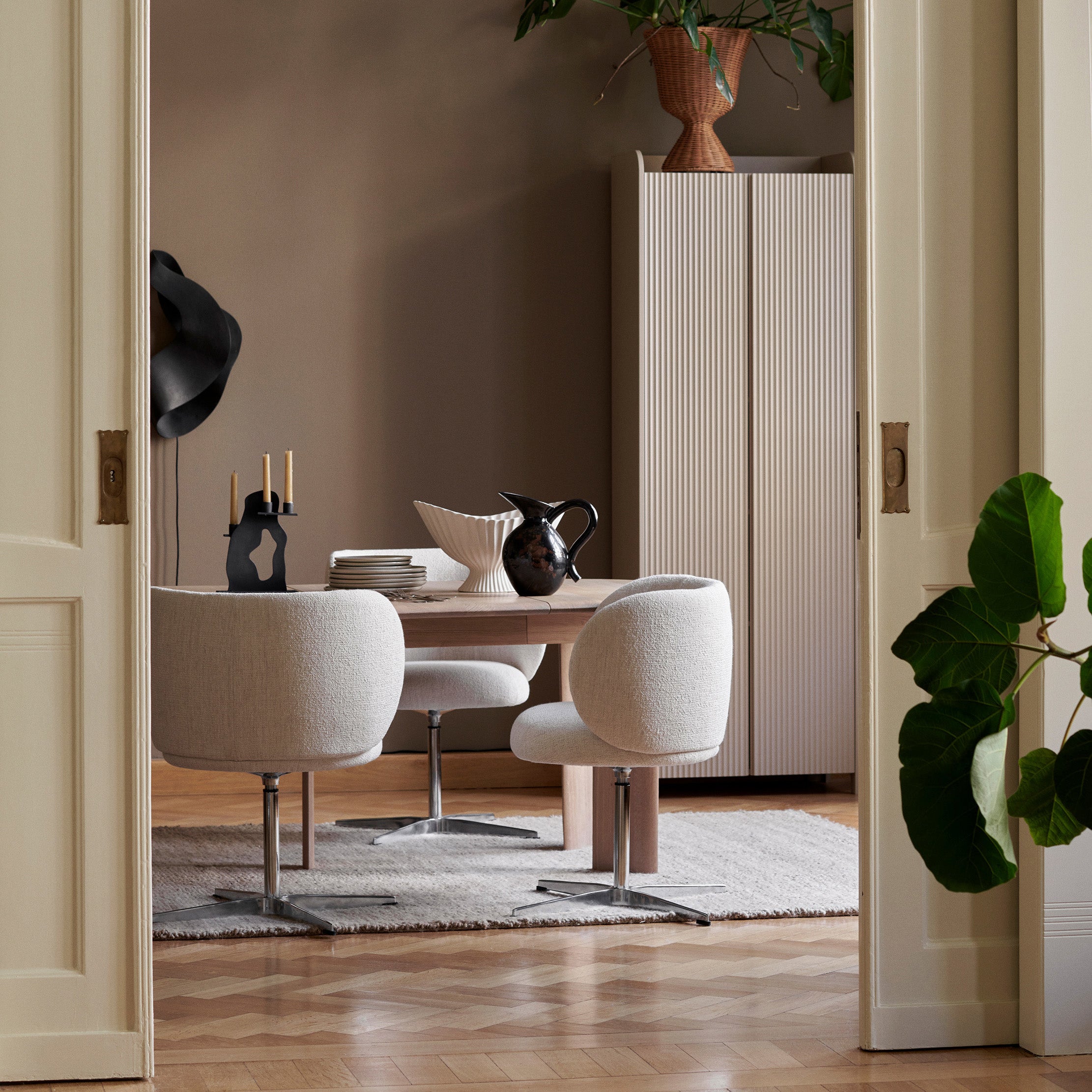 Ferm Living Rico Swivel Dining Chair - 2Modern