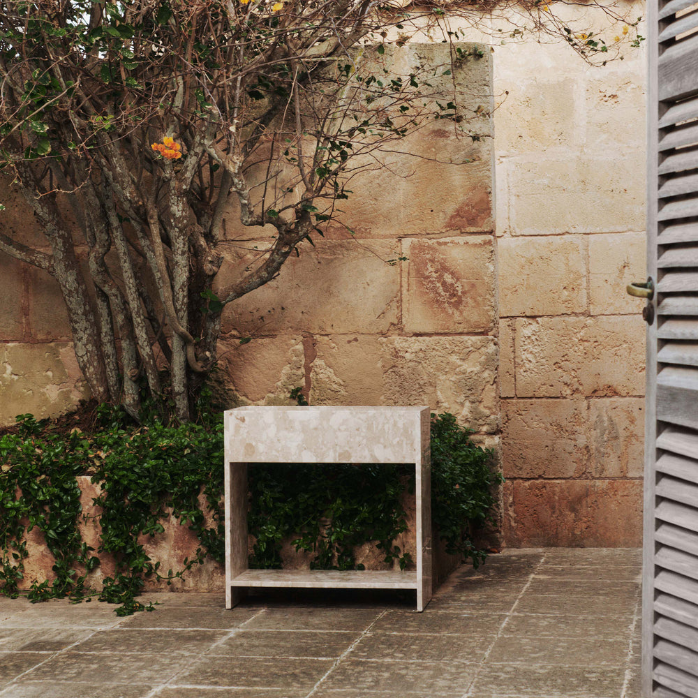 Ferm Living Stone Outdoor Plant Box with Shelf - 2Modern
