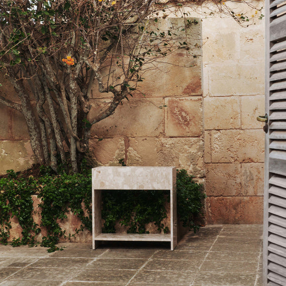 Ferm Living Stone Outdoor Plant Box with Shelf - 2Modern