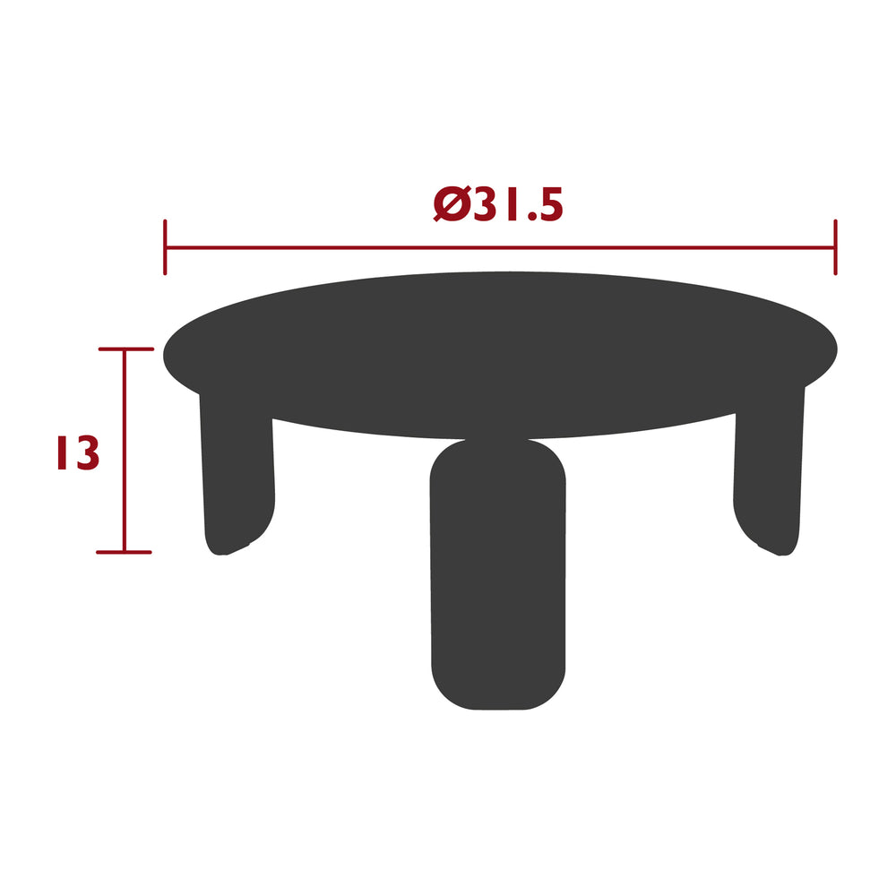 Fermob BeBop Round Low Table - 2Modern