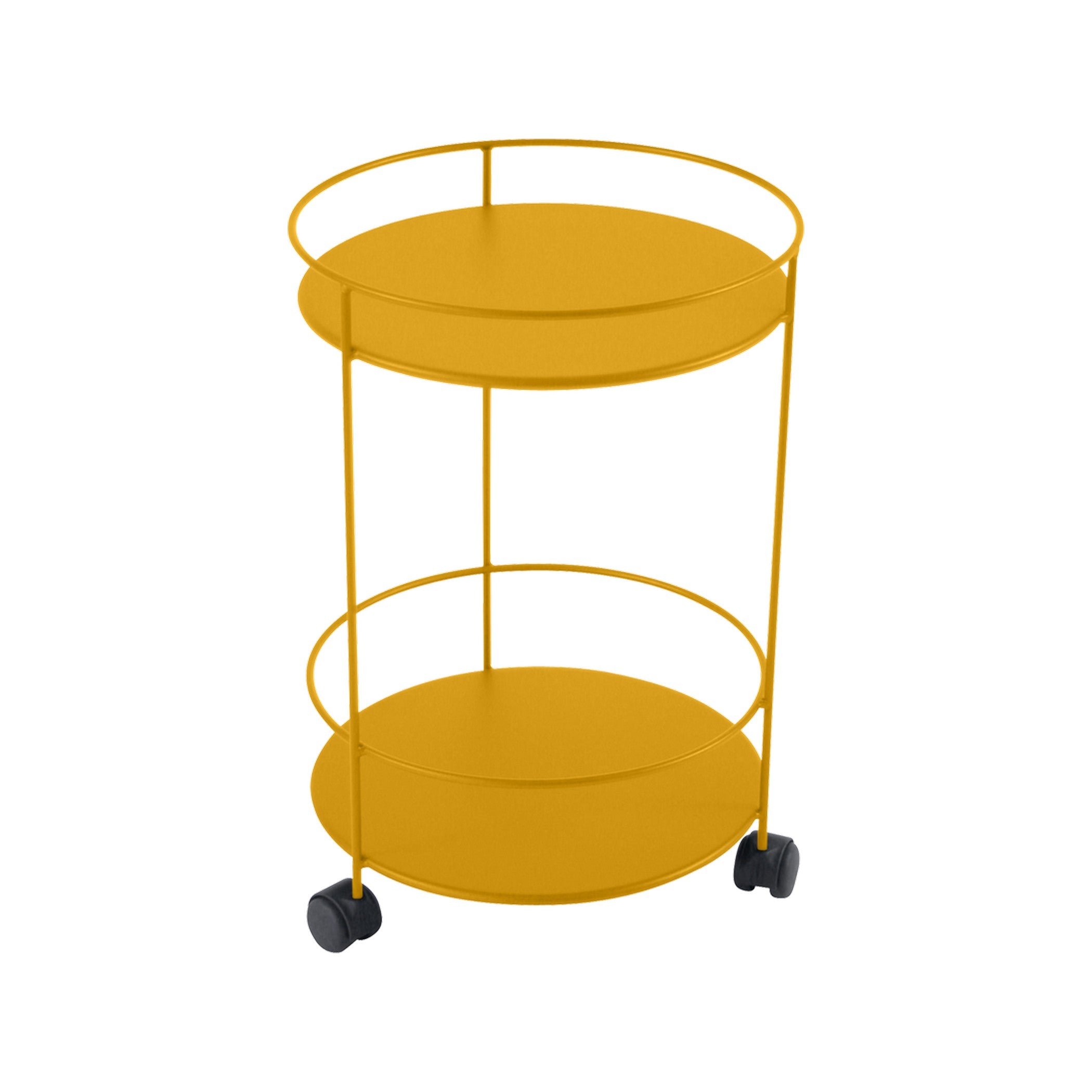 Fermob Guinguette Side Table with Wheels - 2Modern
