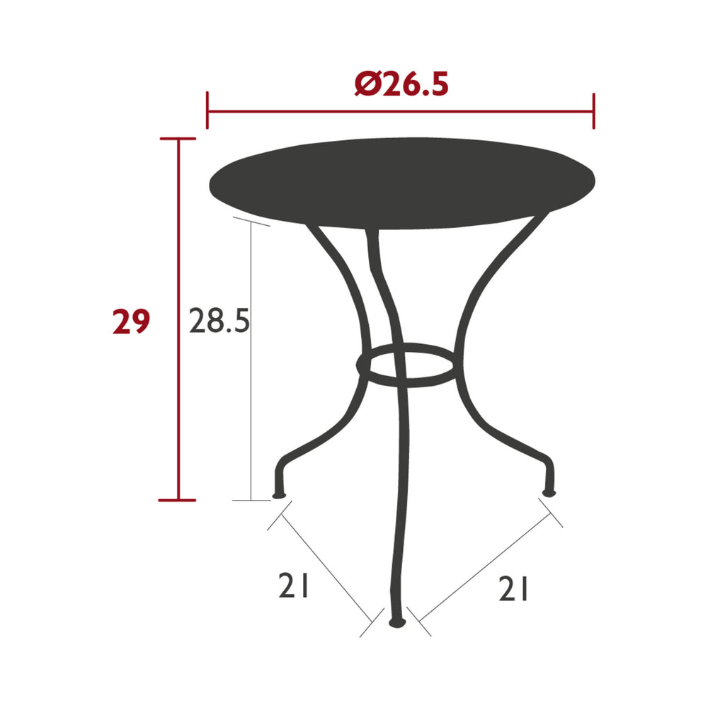 Fermob Opera Plus Round Dining Table - 2Modern