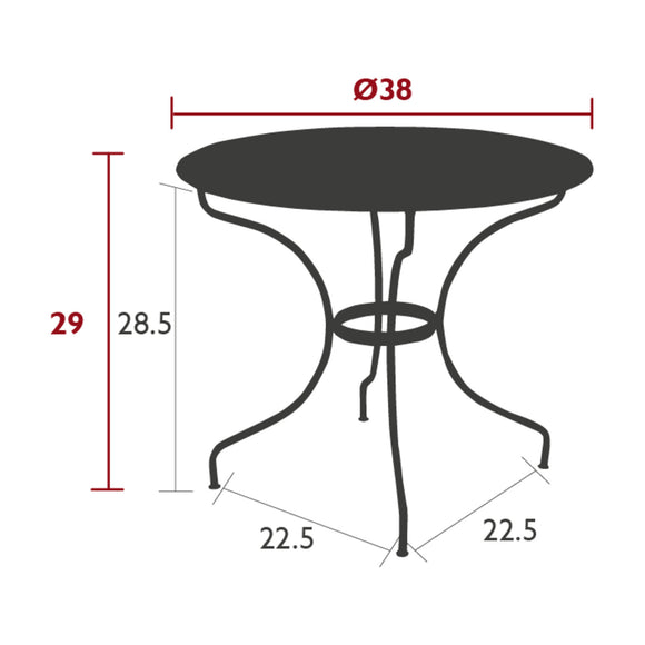 Fermob Opera Plus Round Dining Table - 2Modern