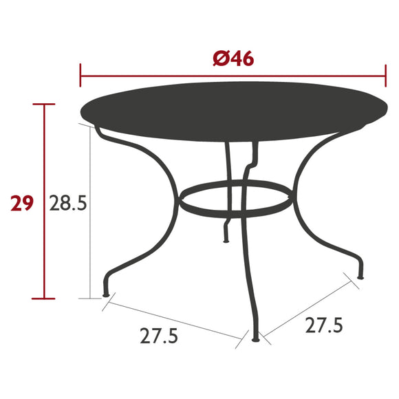 Fermob Opera Plus Round Dining Table - 2Modern