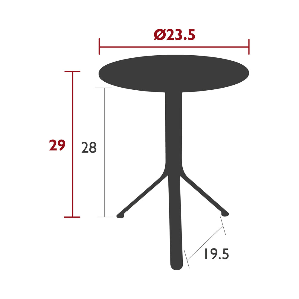 Fermob Resto Round Cafe Table - 2Modern