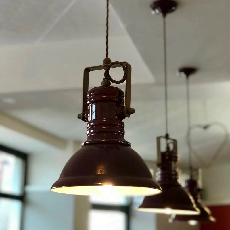 Ferroluce Retro Industrial Bracket Pendant Light - 2Modern
