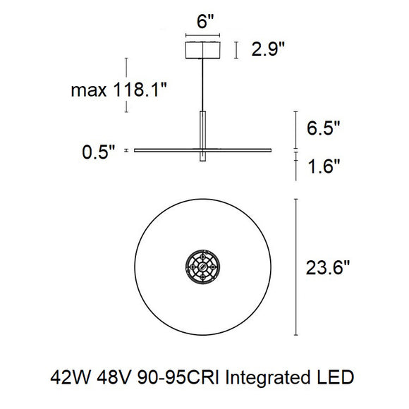 FLOS My Circuit Disc Pendant Light - 2Modern