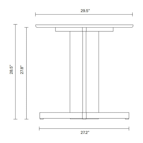 Form and Refine Trefoil Dining Table - 2Modern