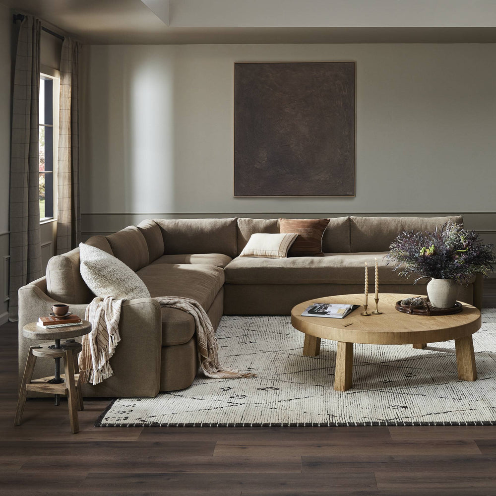 Four Hands Amber Lewis x Four Hands Aurelia 3-Piece Sectional Sofa ...