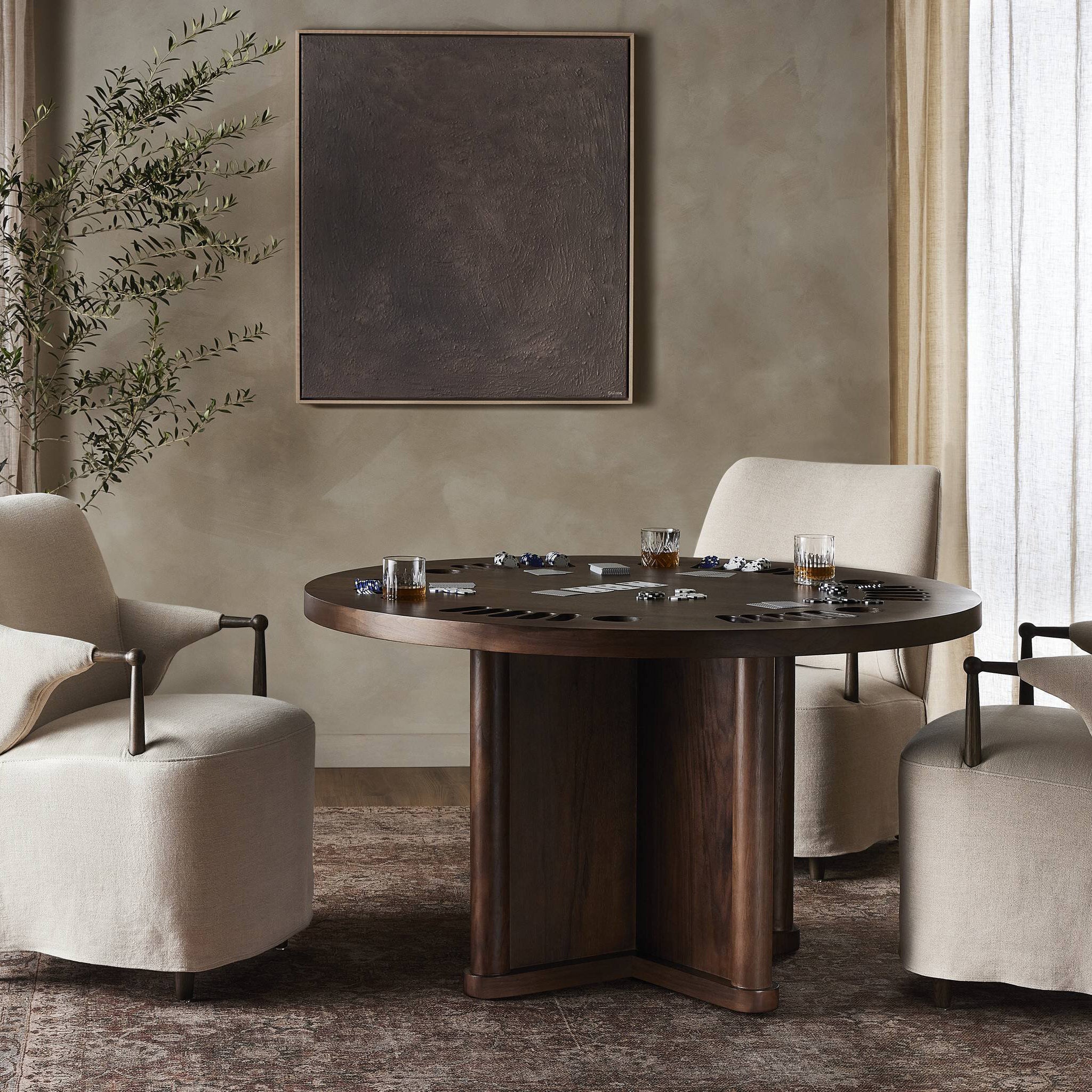 Four Hands Amber Lewis x Four Hands Mayfield Poker Table - 2Modern