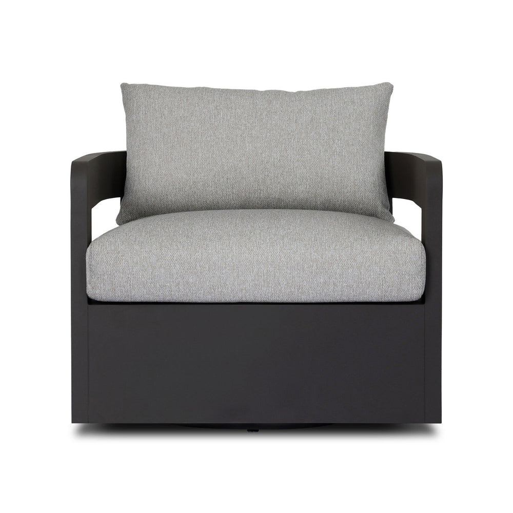 Four Hands Jackson Outdoor Swivel Chair with Metal Base - 2Modern