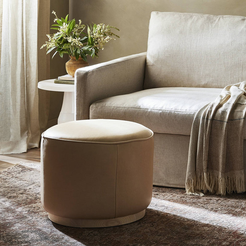 Four Hands Sinclair Ottoman - 2Modern