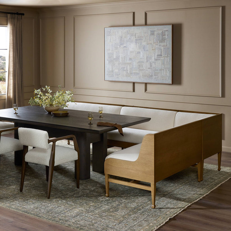 Four Hands Priscilla L Shape Dining Banquette - 2Modern