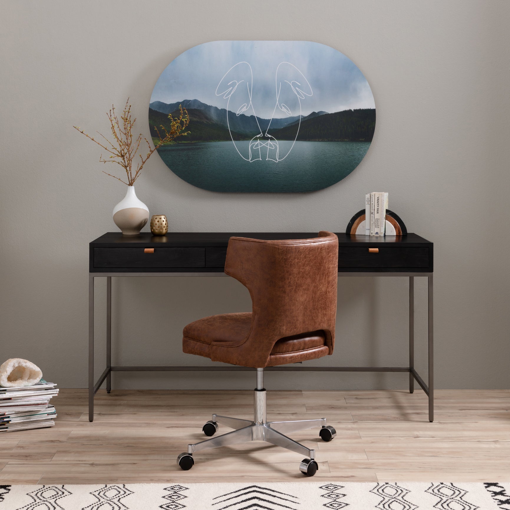 Four Hands Trey Modular Writing Desk - 2Modern