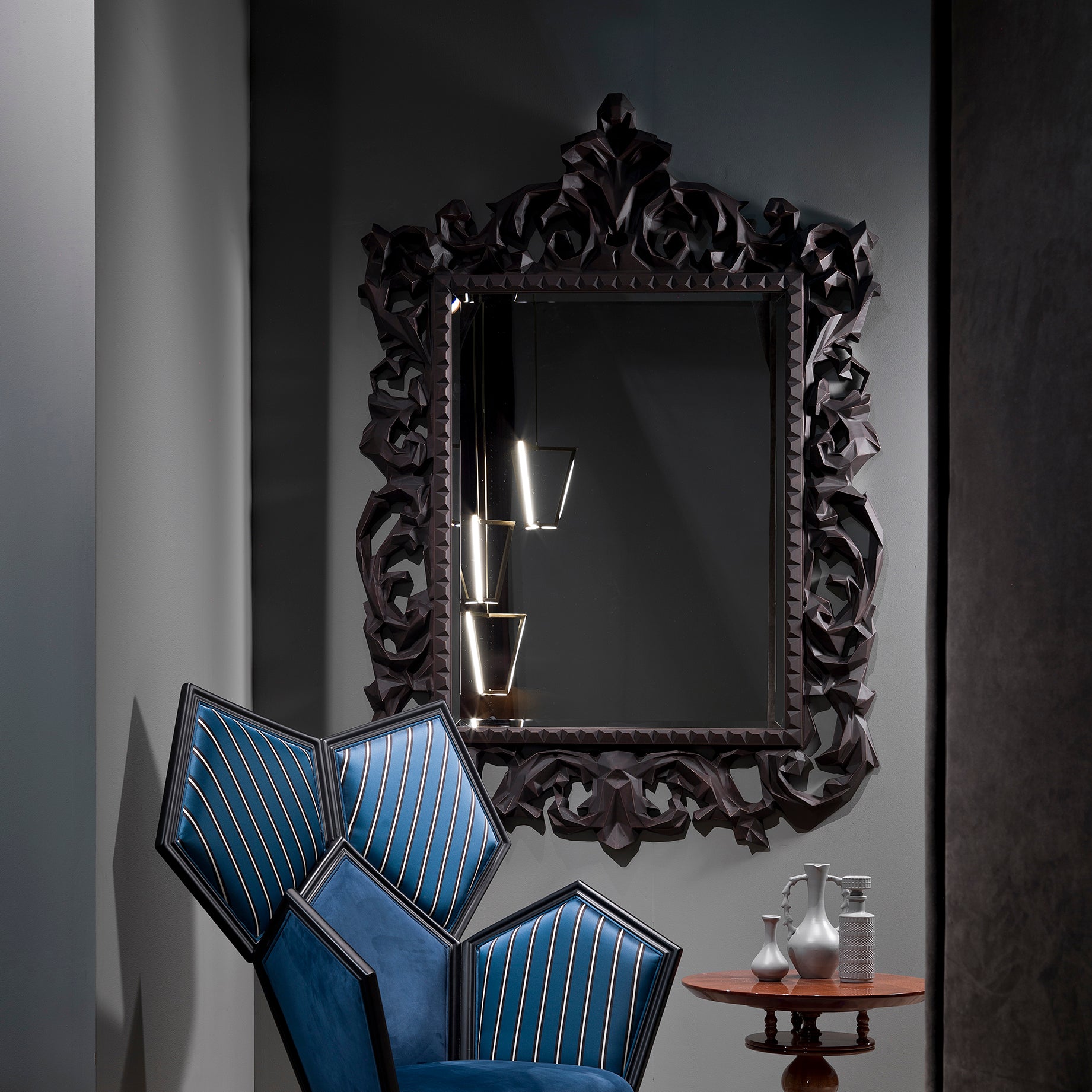 Fratelli Boffi Classicless Carved Wall Mirror - 2Modern