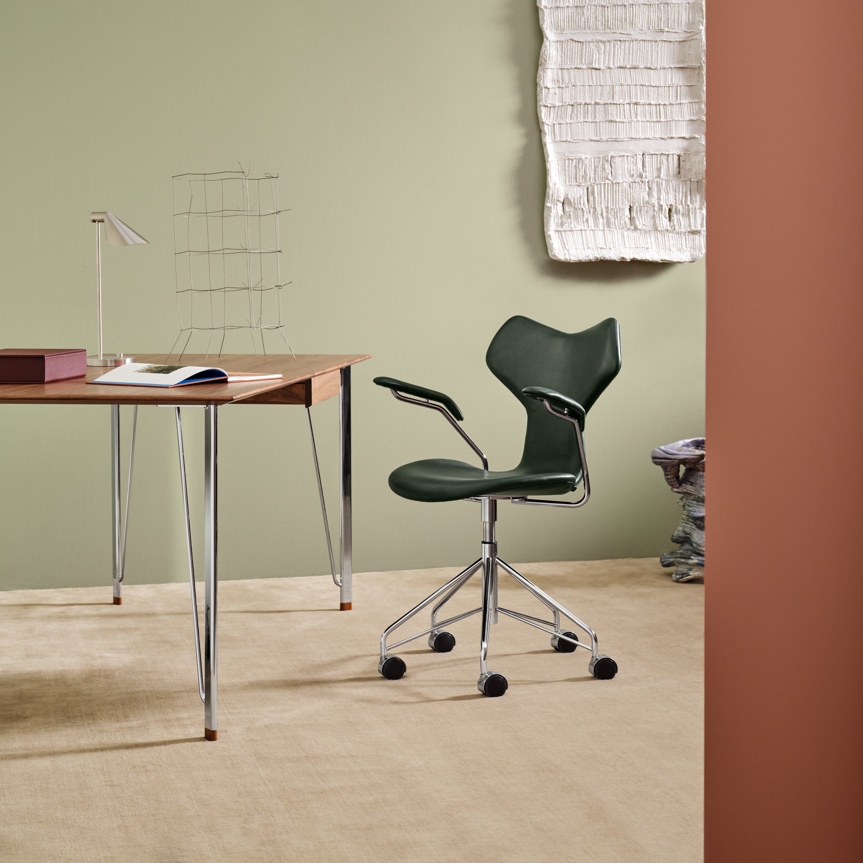 Fritz Hansen Grand Prix Upholstered Task Chair - 2Modern
