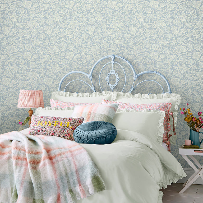 Graham & Brown Laura Ashley Trailing Laurissa Wallpaper Pale Ochre ...