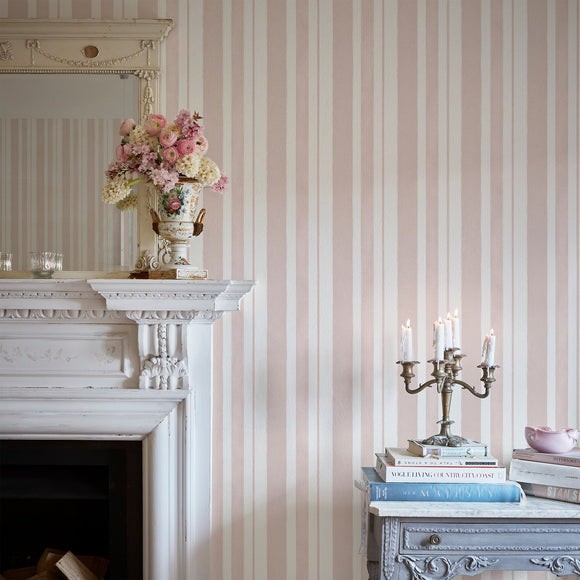 Graham & Brown Rachel Ashwell Watercolour Stripe Blue Wallpaper - 2Modern