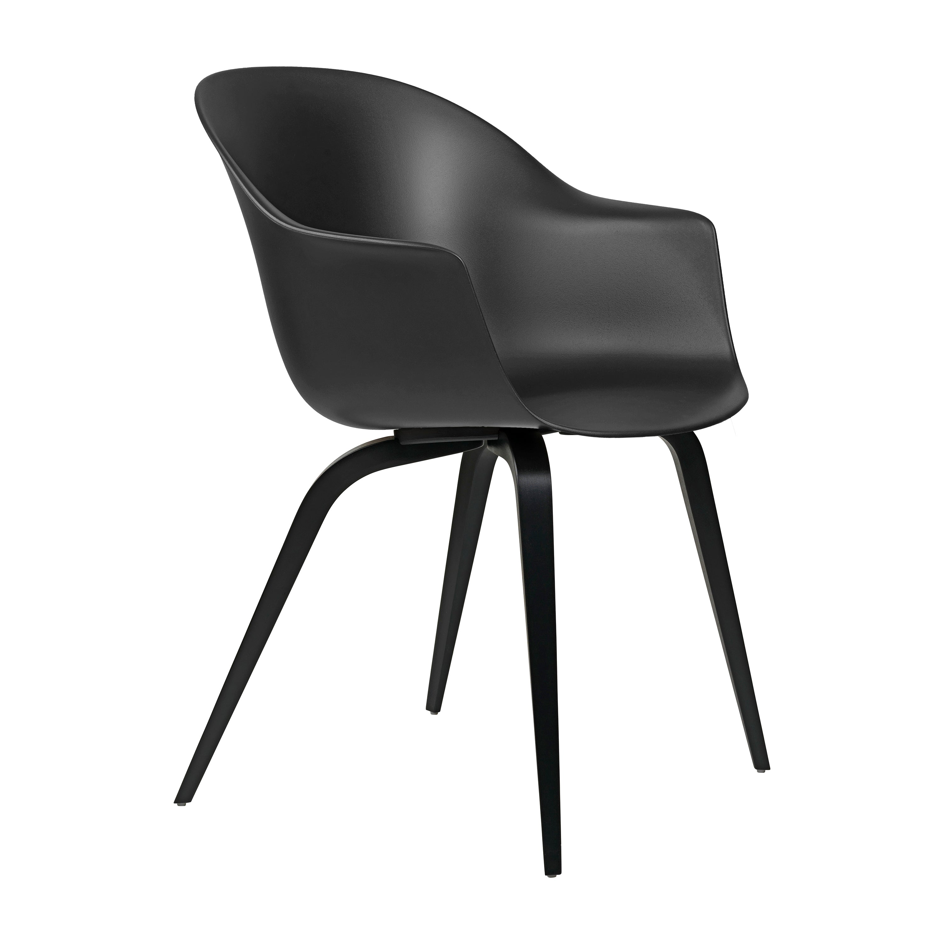 Gubi Bat Dining Chair - Wood Base - 2Modern