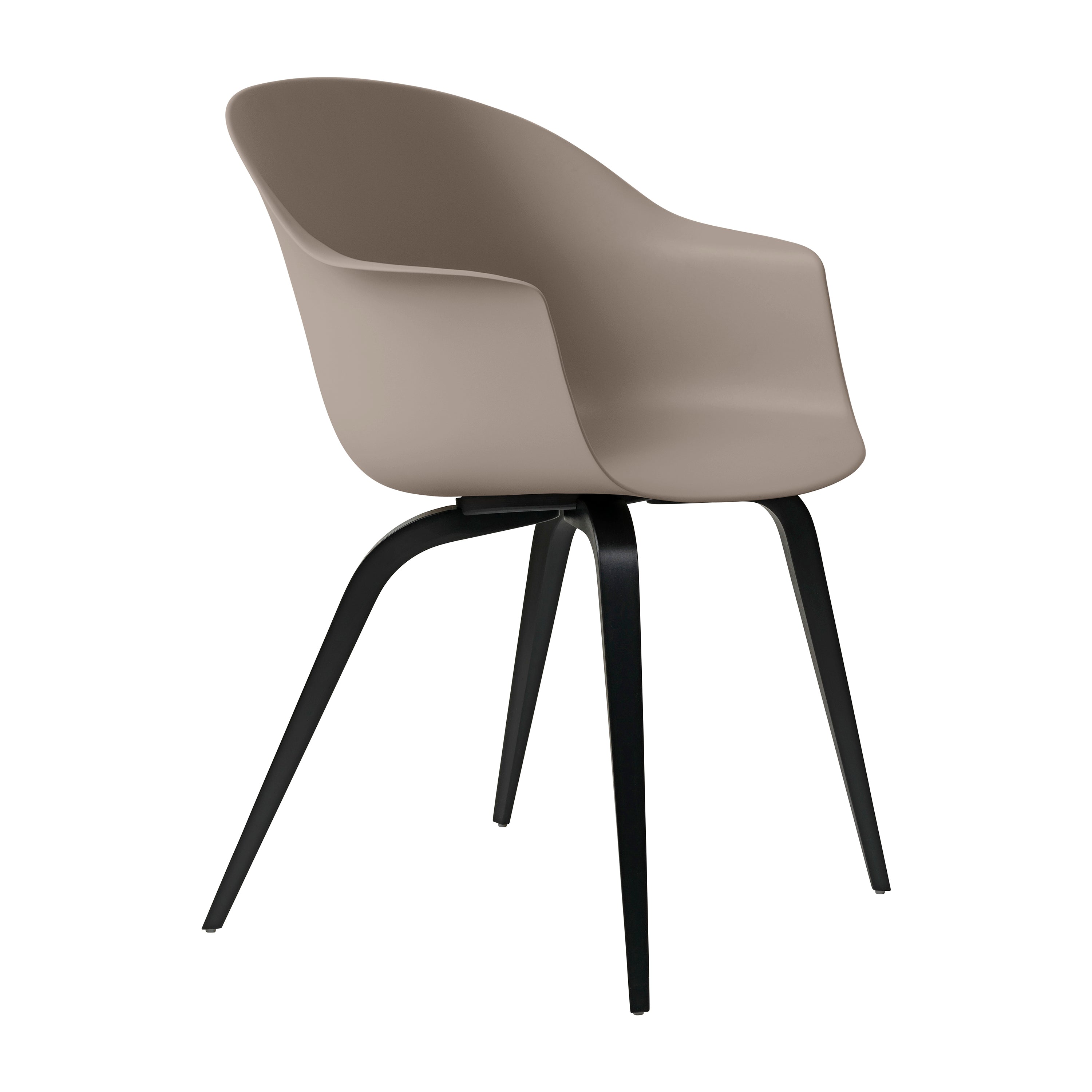 Gubi Bat Dining Chair - Wood Base - 2Modern