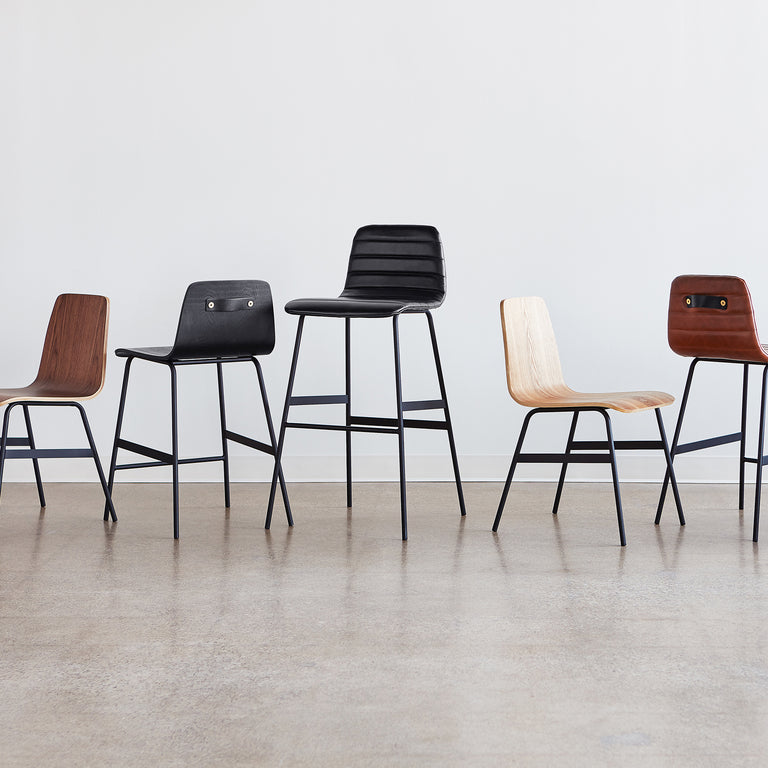 Gus Lecture Upholstered Counter Stool - 2Modern