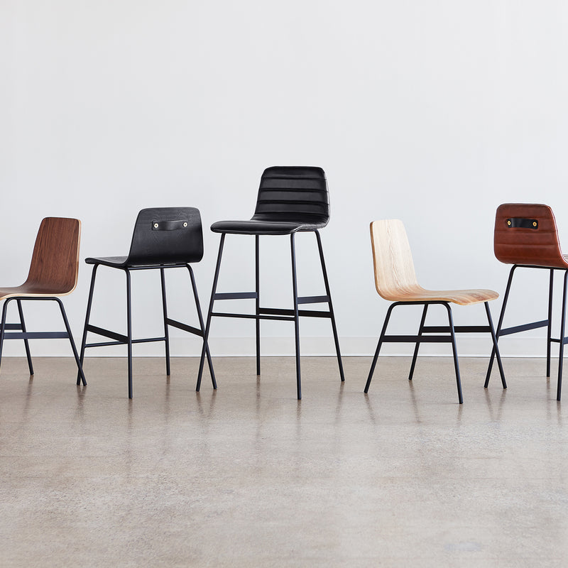 Gus Lecture Upholstered Counter Stool - 2Modern