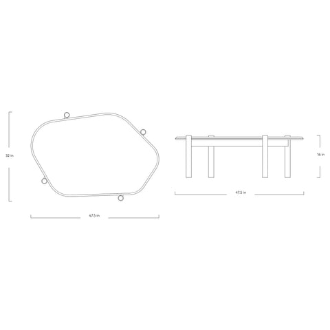 Gus Monarch Coffee Table - 2Modern